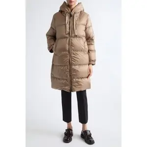 Max Mara Sei Water Repellent Down Puffer Coat With Hood
