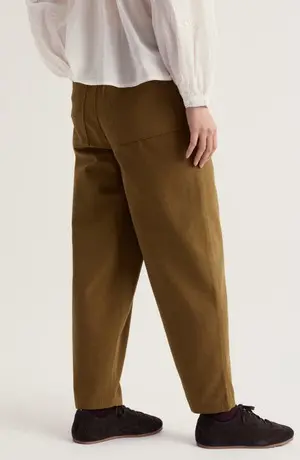 SEASALT CORNWALL Sholl Organic Cotton Crop Trousers