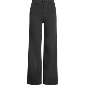 FRAME Le Pixie Slim Palazzo Jeans - Black
