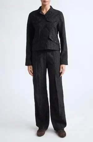 Cecilie Bahnsen Cbclover" Floral Jacquard Jacket