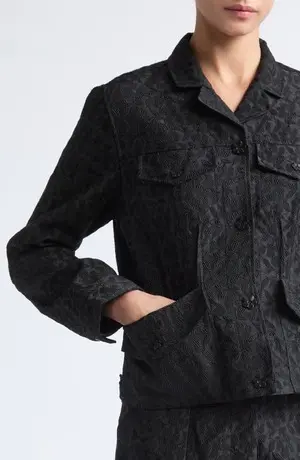 Cecilie Bahnsen Cbclover" Floral Jacquard Jacket