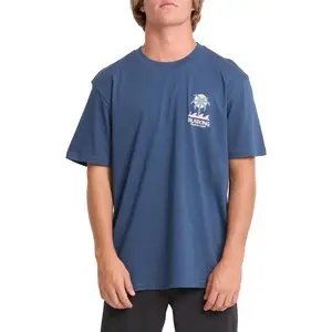 BILLABONG Portal Graphic T-shirt - Dark Denim