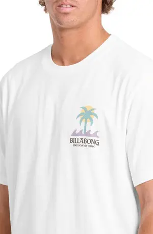 BILLABONG Portal Graphic T-shirt - Off White