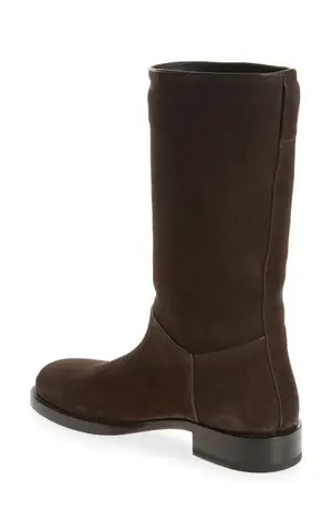 THE ROW Nobilis Suede Riding Boot