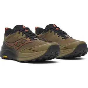 Saucony Peregrine 16 Trail Running Shoe - Field/black