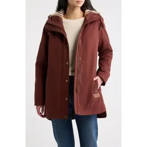 Pendleton Cedar Creek Canvas Parka - Raisin