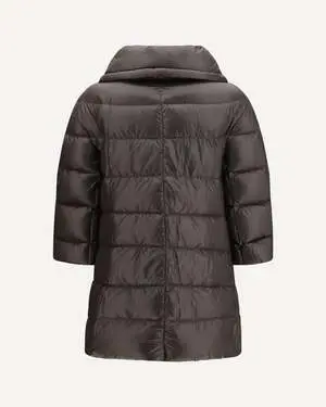 Herno Midi Quilted Down Jacket - Grey