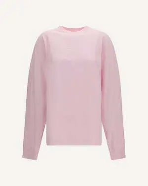 Alexander Wang Long-sleeve Logo T-shirt - Pink