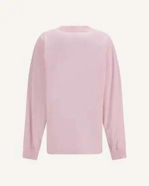 Alexander Wang Long-sleeve Logo T-shirt - Pink