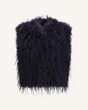 FORTE_FORTE Eco Mongolia Faux Fur Vest
