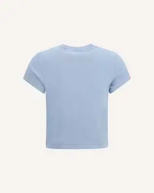 Alexander Wang Short-sleeve Logo T-shirt - Light Blue