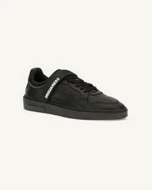 Dsquared2 Leather Strap Sneakers