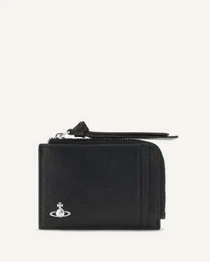 VIVIENNE WESTWOOD Zip Card Holder - Black