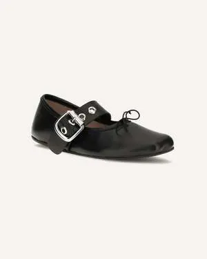 VIVIENNE WESTWOOD Alice Leather Ballerinas