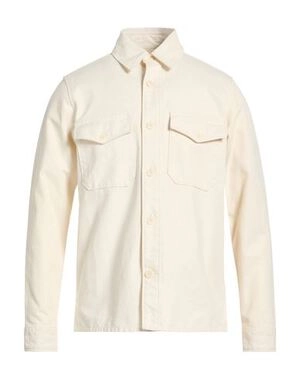 EDITIONS 102 Man Shirt Lilac Size L Recycled Cotton, Cotton White