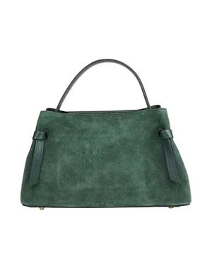 LAURA DI MAGGIO Leather Boston Bag - Green
