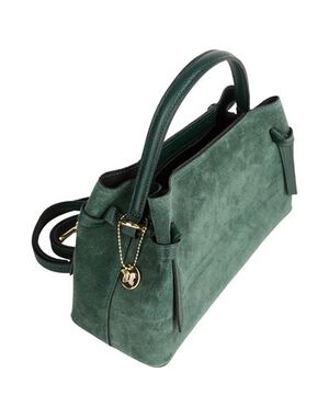 LAURA DI MAGGIO Leather Boston Bag - Green