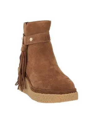 ALMA EN PENA Suede Ankle Boots With Appliqués