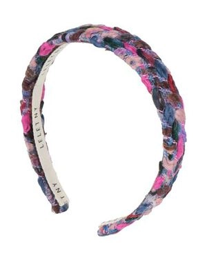 Dolce & Gabbana Multicolor Tweed Headband - Magenta