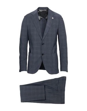 LARDINI Suit Size Polyester, Wool, Elastane - Grey