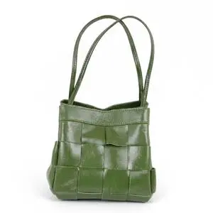 MODENAIRE Woven Leather Mini Shoulder Bag