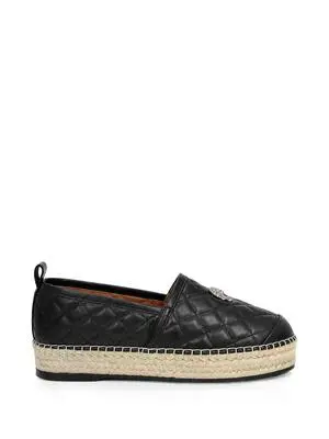 Philipp Plein Nappa Espadrilles With Skull Embellishment