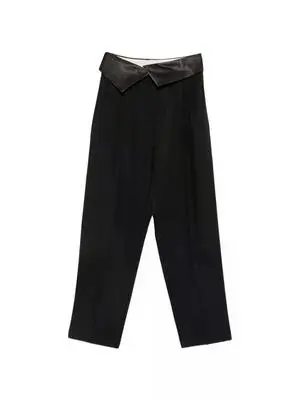 ALYSI Tailored Trousers With Satin Waistband