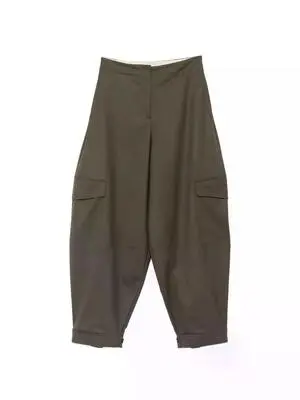 ALYSI Cropped Trousers With Flap Pockets