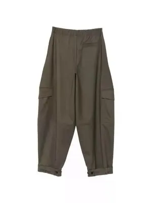 ALYSI Cropped Trousers With Flap Pockets
