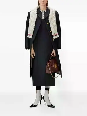 Thom Browne Chest-pocket Wool Coat