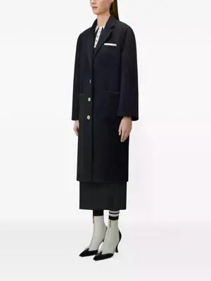 Thom Browne Chest-pocket Wool Coat