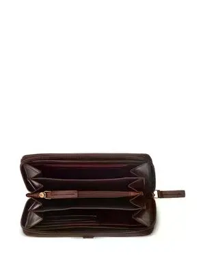 THE BRIDGE Logo-plaque Zip-around Wallet