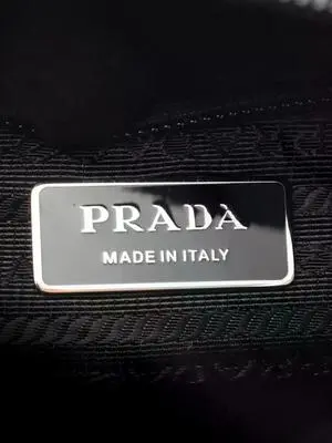 Prada 2013-2025 Tessuto Camera Bag Crossbody Bag - Black