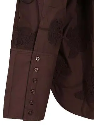 ROTATE BY BIRGER CHRISTENSEN Flower Oversized Shirt
