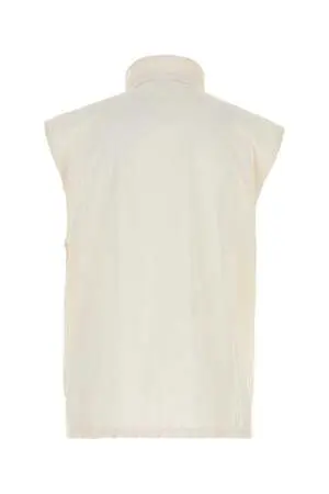 Prada Ivory Stretch Nylon Vest