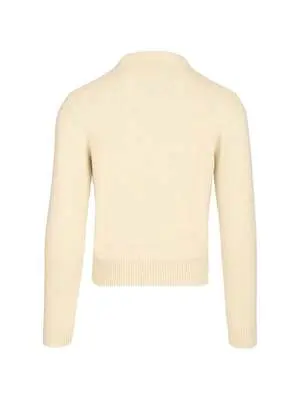 Celine Slim-fit Logo-intarsia Cashmere Sweater