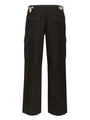 Burberry Cargo Trousers Crafted From Cotton Twill