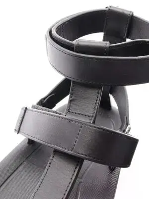 Hermès Leather Enid H Buckle Platform Sandals