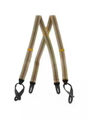 TAIGA TAKAHASHI Striped Braces - Neutrals