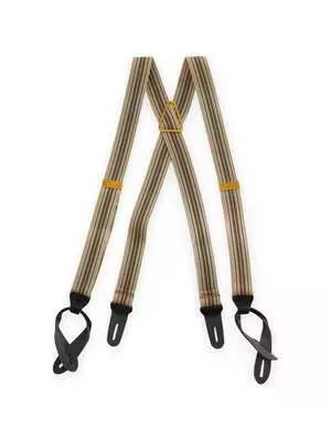 TAIGA TAKAHASHI Striped Braces - Neutrals