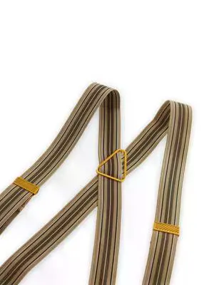 TAIGA TAKAHASHI Striped Braces - Neutrals