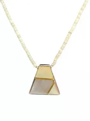 MADISON 1970s Santo Domingo-2 Necklace With Geometric Pendant