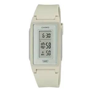 Casio Water Resistant Digital Watch - Cream