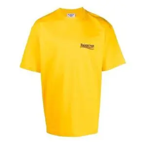 Balenciaga Balenciaga Political Campaign T-Shirt Large Fit Yellow