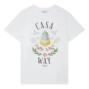 Casablanca Casa Way Printed T-shirt - White