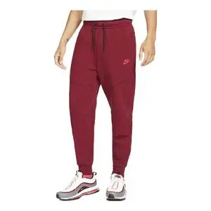 Nike Tech Fleece Sweatpants 'team Red Dark Maroon - Team Red/dark Maroon