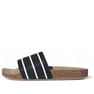Adidas Adilette Slides - Core Black/core White/gum