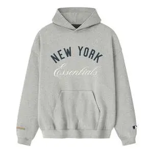 Fear Of God Yankees Stadium Sport Hoodie By - Concrete Heather