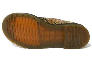 Dr. Martens 1461 Metallic Leather Oxford Shoes - Gold