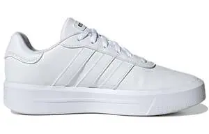 Adidas Court Platform Sneakers - Cloud White/cloud White/core Black